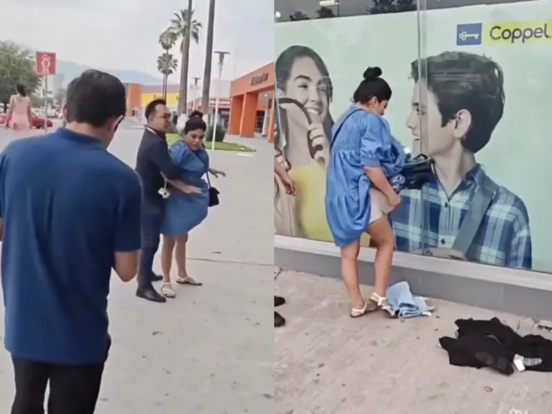 ¡Escándalo en Coppel! Mujer finge embarazo para robar decenas de prendas - Periódico Realidades